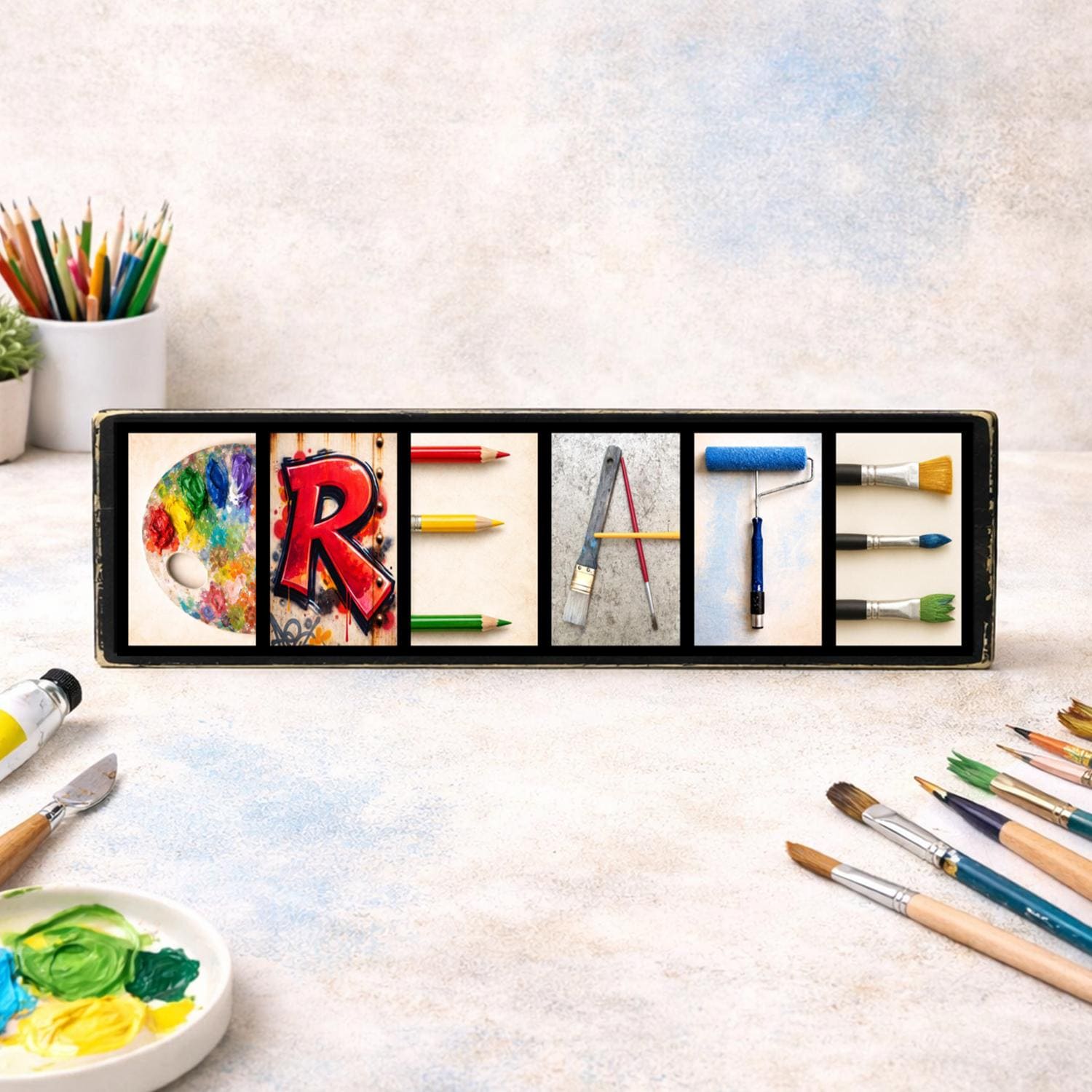 Create Sign – Craft Room Decor – Art Studio Wall Art – Creative Desk ...