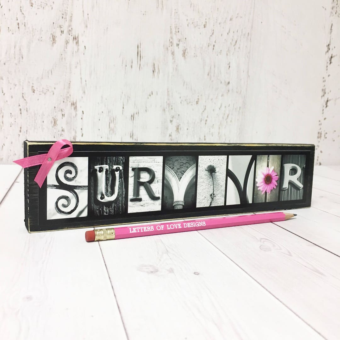 Cancer Survivor Gift, Survivor Sign, Breast Cancer Survivor Gift ...
