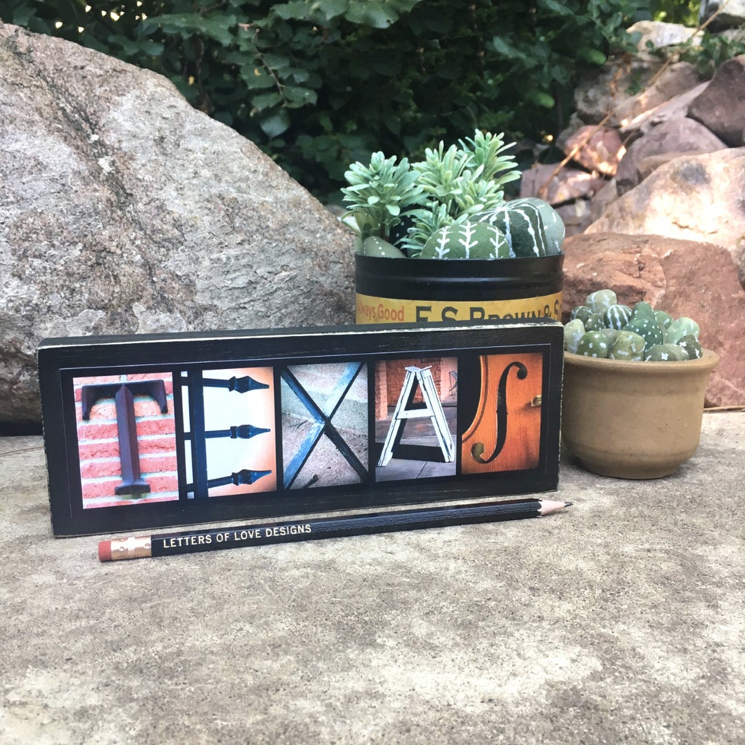 Texas Wood Sign, Texas Wall Decor Art, Texas State Name Sign, Howdy ...