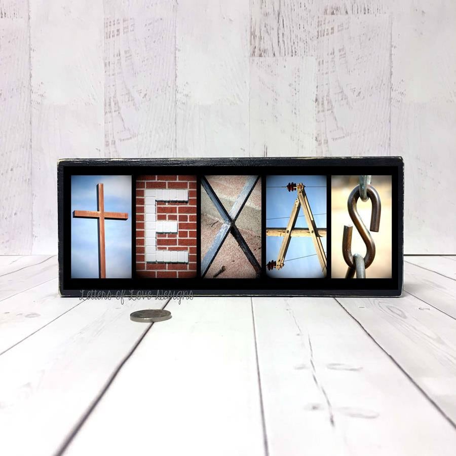 Texas Wood Sign Texas Wall Decor Art Texas State Name Sign | Etsy