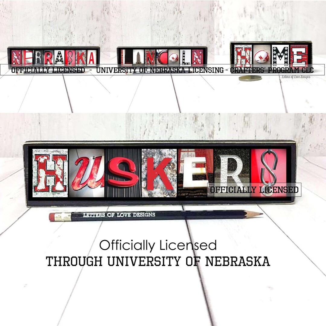 Huskers Sign, Officially Licensed University of Nebraska Huskers Gift ...