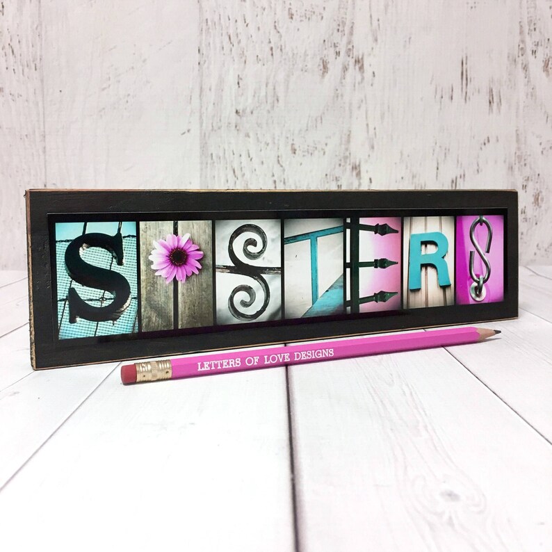 Sister Gift Sisters Wood Sign Big Sister Gift Little | Etsy
