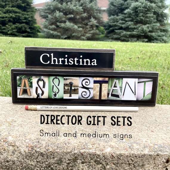 Assistant Gifts for Assistant Sign Assistant Name Plate | Etsy