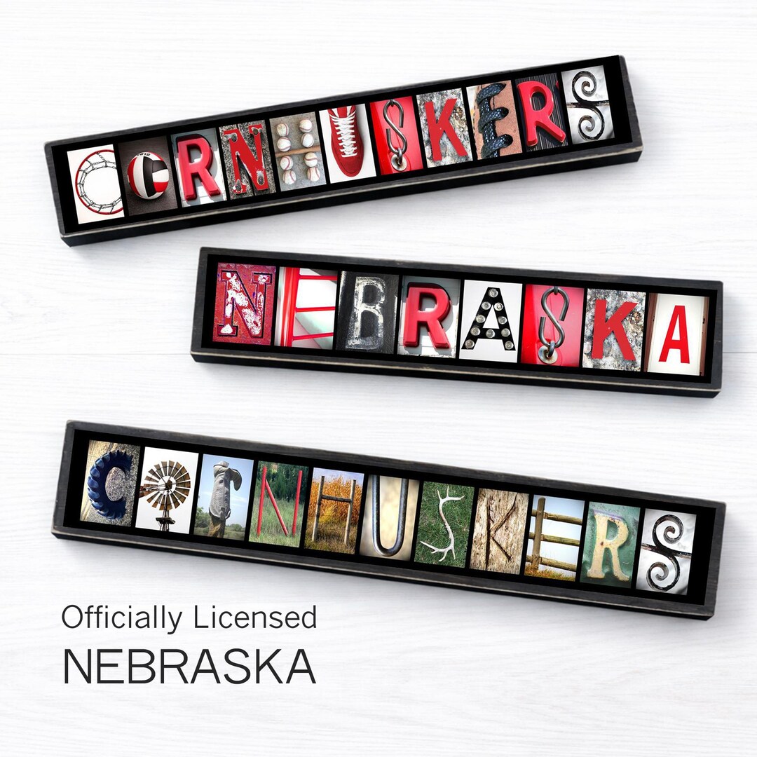 Nebraska Cornhuskers Wall Art – Officially Licensed Husker Football ...