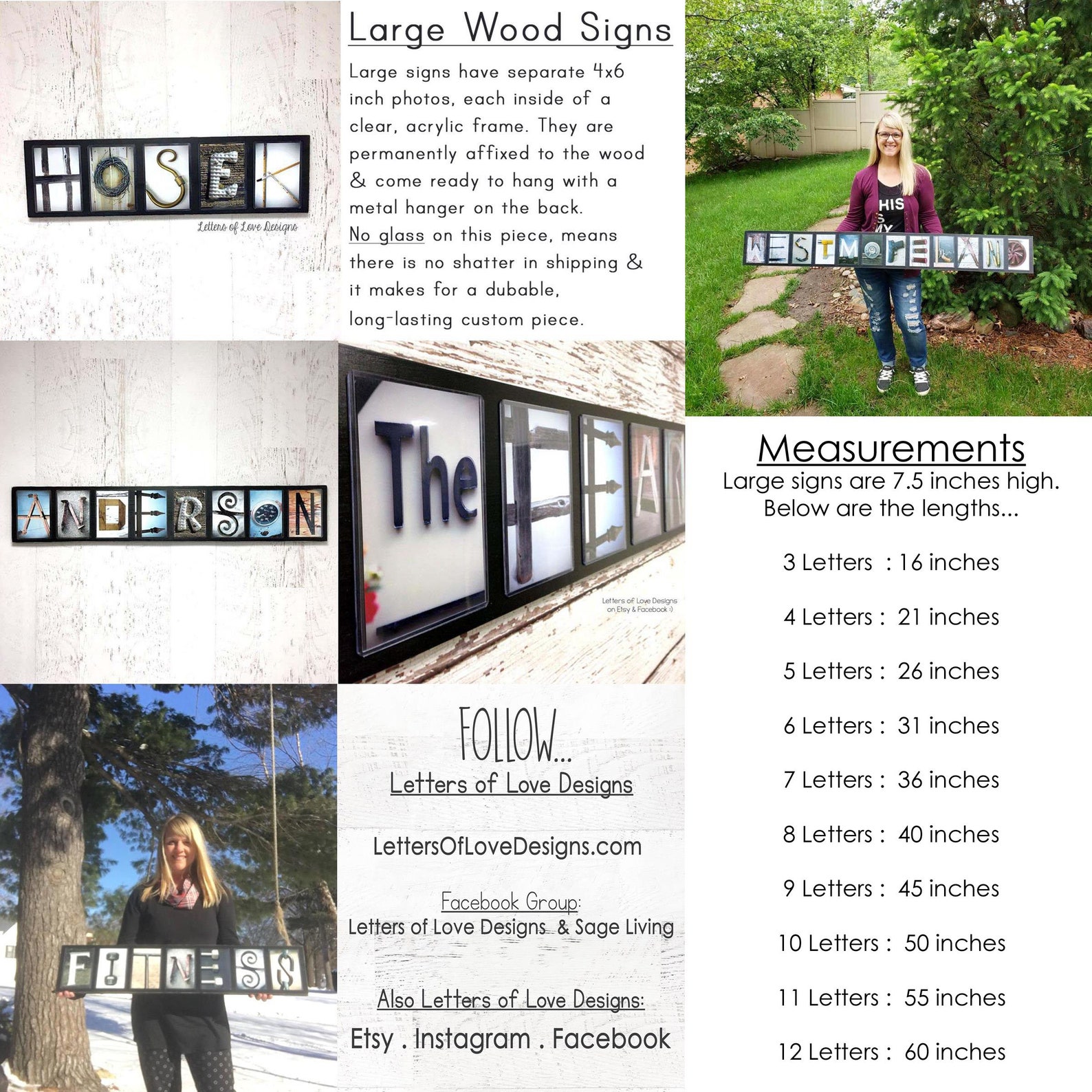 Smith Sign Smith Family Sign Smith Personalized Letter | Etsy