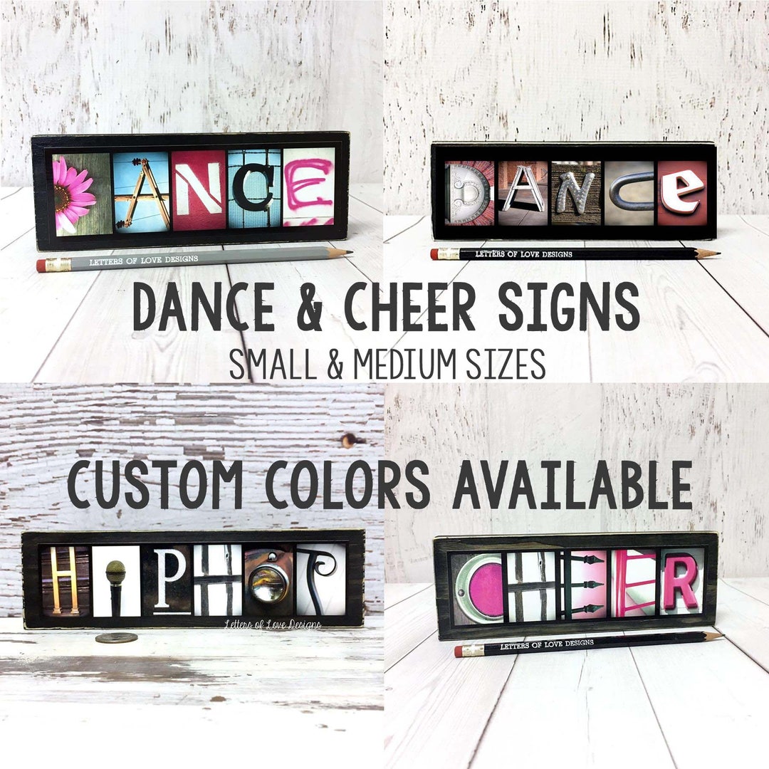 Dance Sign Wood Sign Dance Mom Dancer Gift Gift for - Etsy