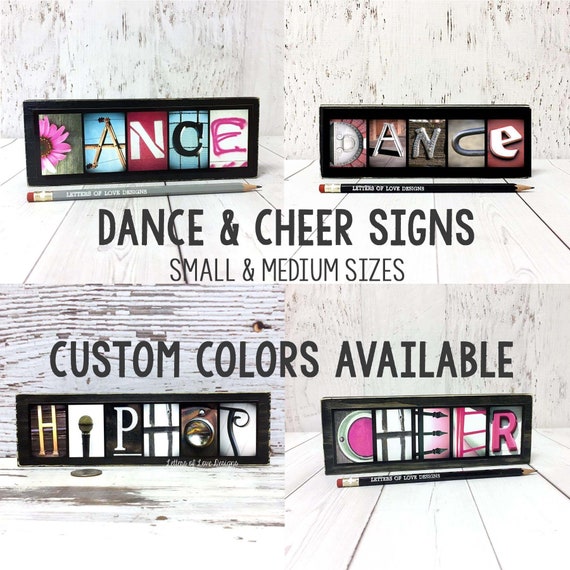Dance Sign Wood Sign Dance Mom Dancer Gift Gift for | Etsy
