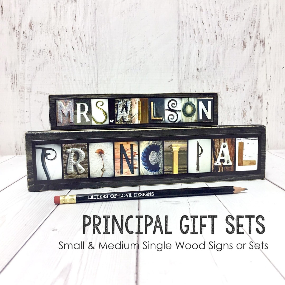 Principal Gift Assistant Principal Name Sign School Principal Teacher ...