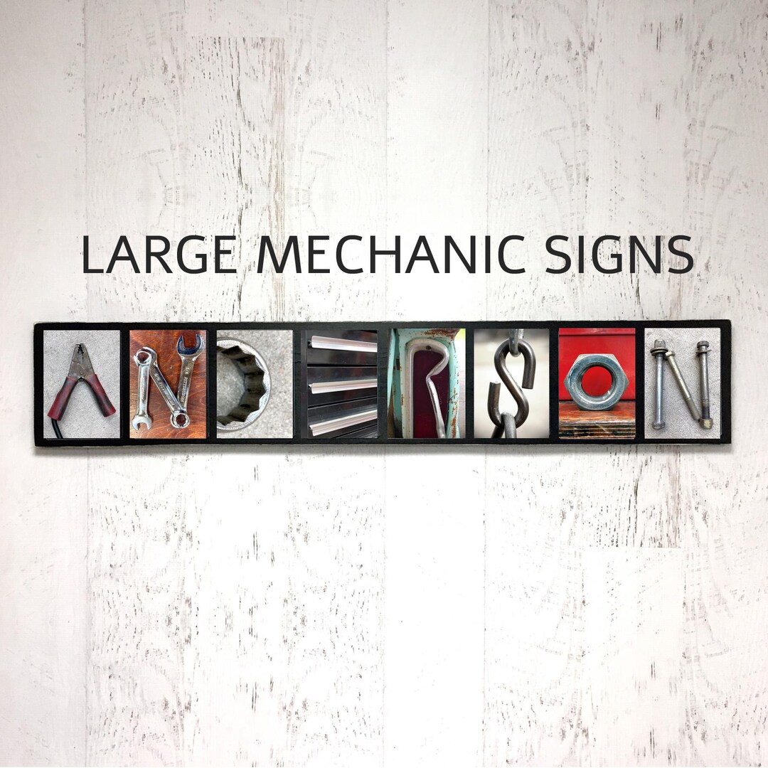 Mechanic Sign, Father's Day Gift, Garage Sign, Garage Decor, Auto Sign ...
