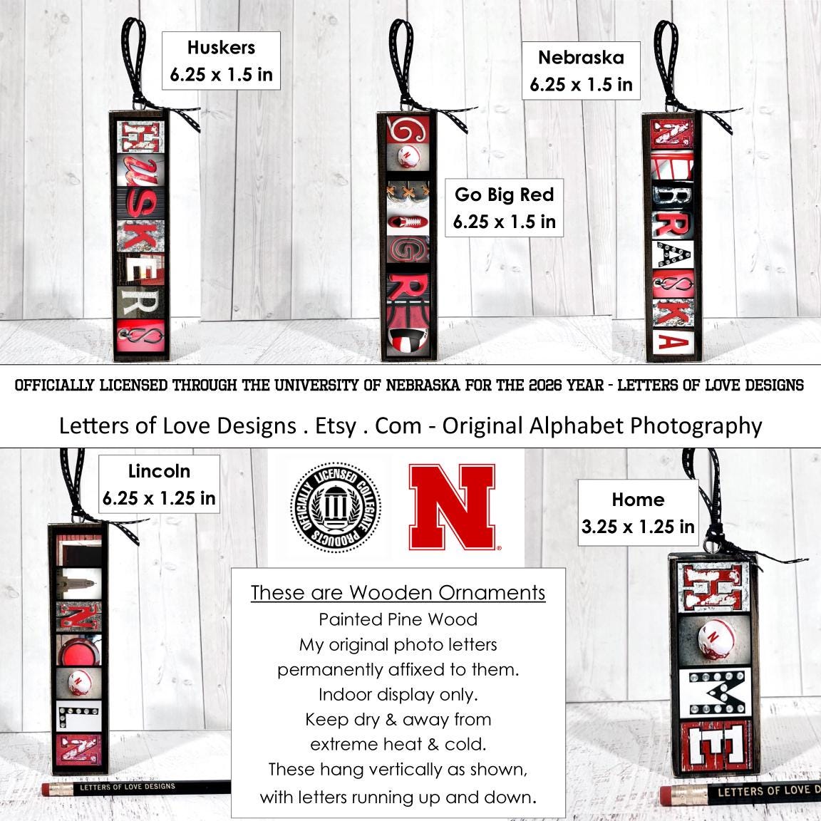 Huskers Sign, Officially Licensed University of Nebraska Huskers Gift ...
