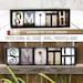 Smith Sign, Smith Family Sign, Smith Personalized, Letter Picture ...