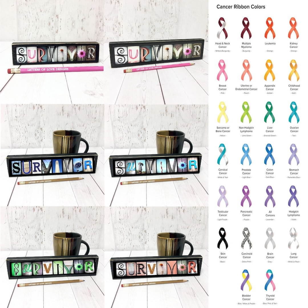 Cancer Gift, Cancer Survivor Sign, Survivor Gift, Breast Cancer ...