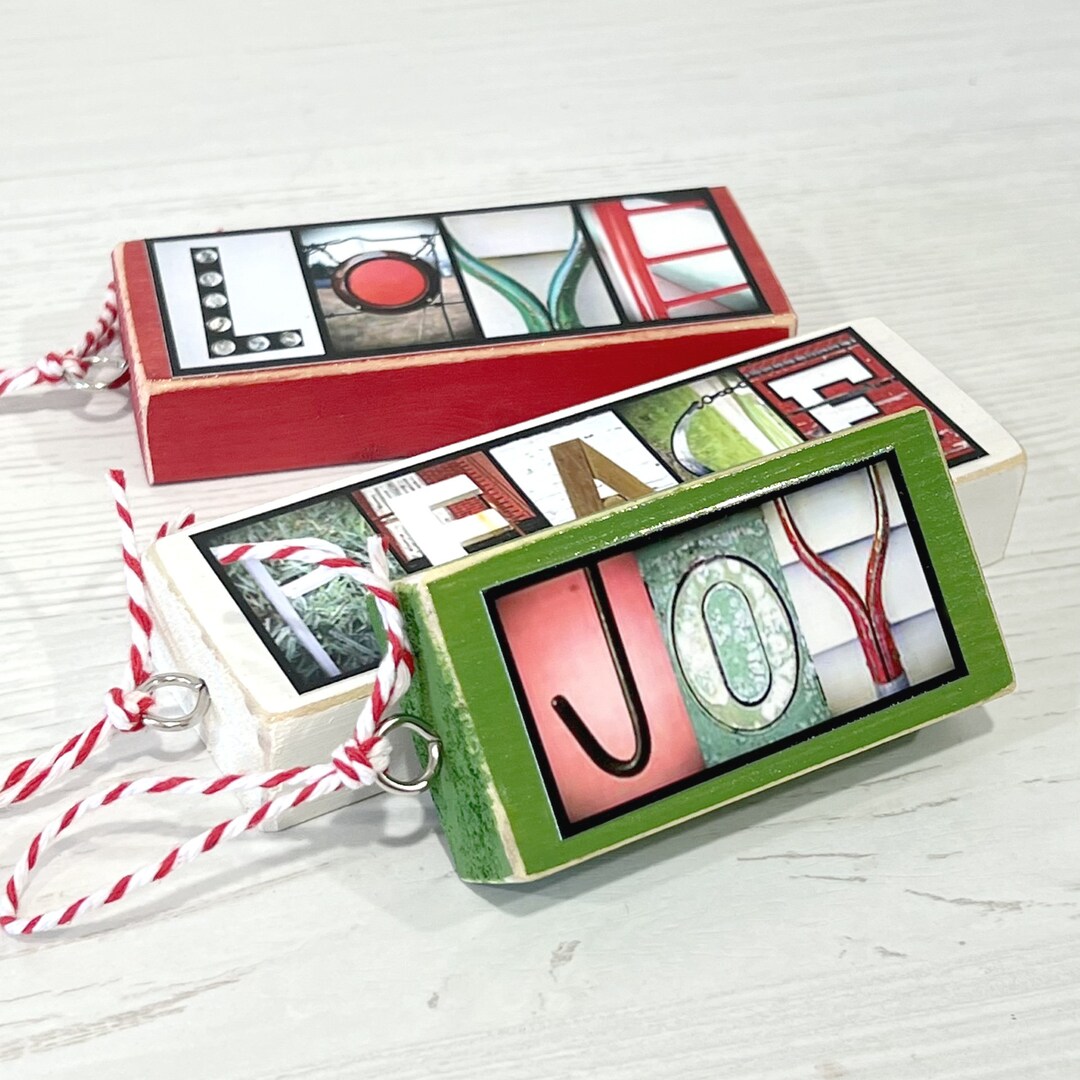 Christmas Ornament Set, Christmas Gift Set, Red and Green Ornaments ...