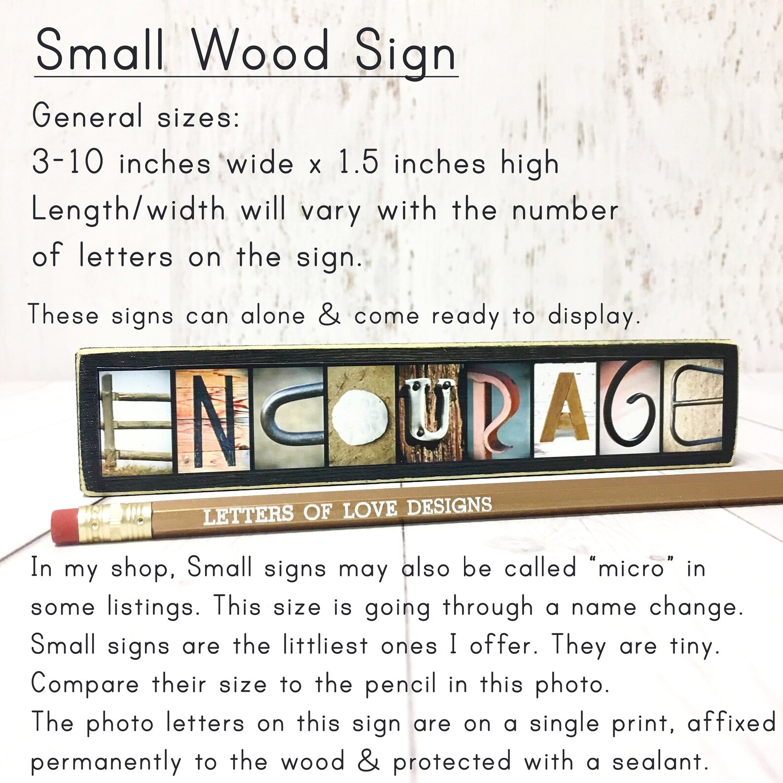 Word Art Wooden Words Wood Word Signs Wood Words Tiny | Etsy