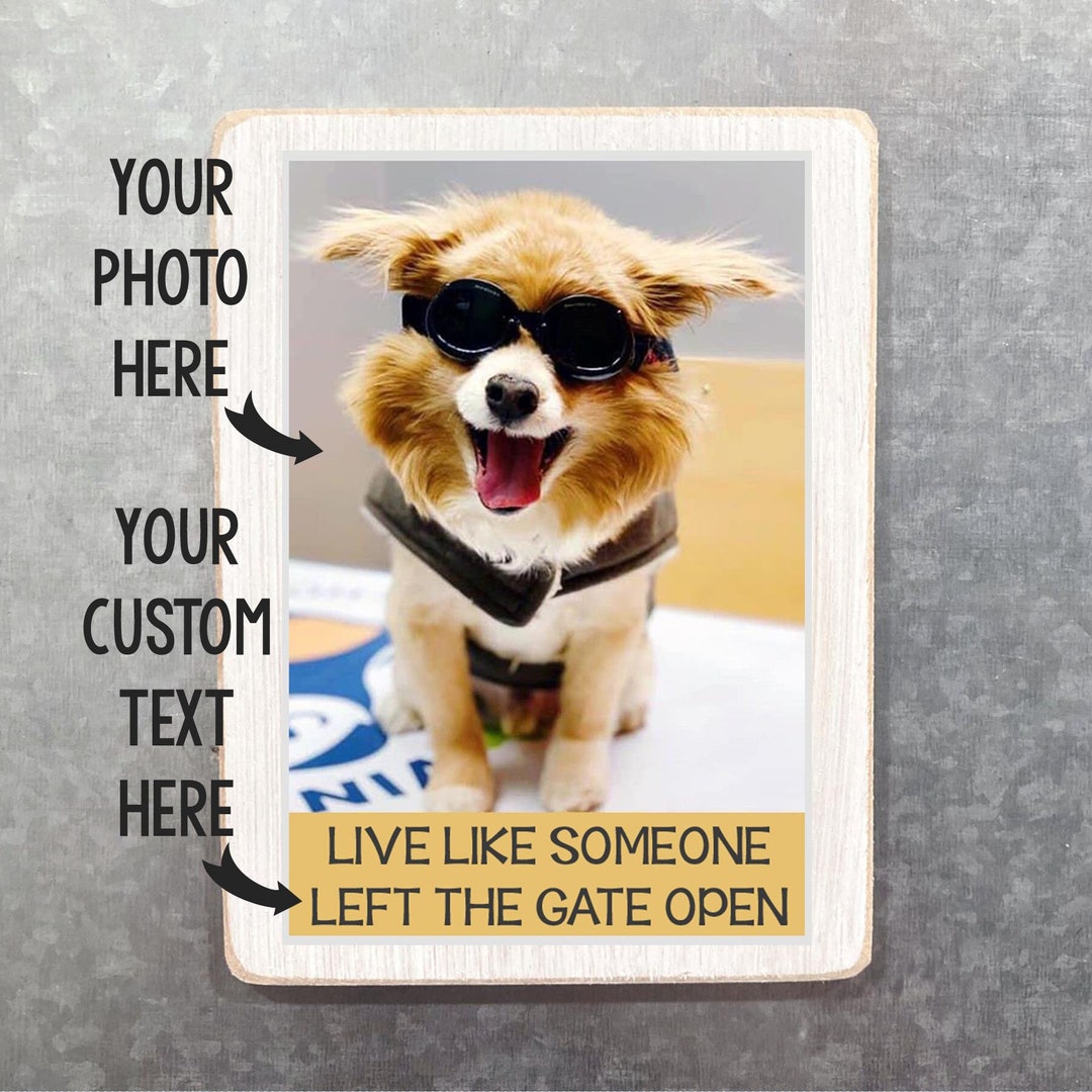 Personalized Dog Gift, Customized Dog Ornament, Custom Dog Magnet, Dog ...