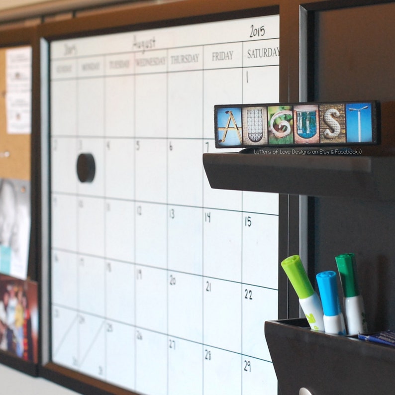 Months of the Year Wood Signs, 2024 Monthly Calendar 2024 Calendar ...
