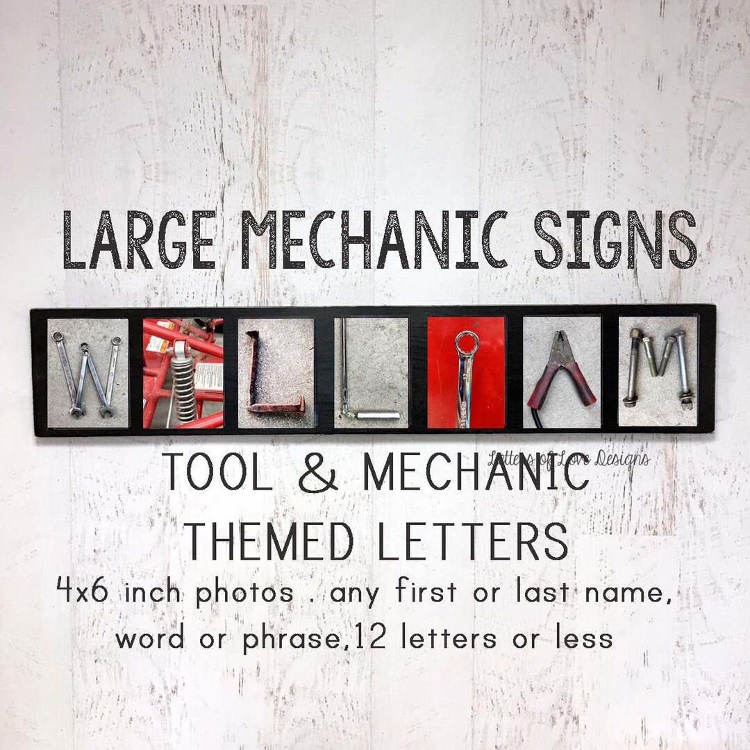 Mechanic Sign, Father's Day Gift, Garage Sign, Garage Decor, Auto Sign ...