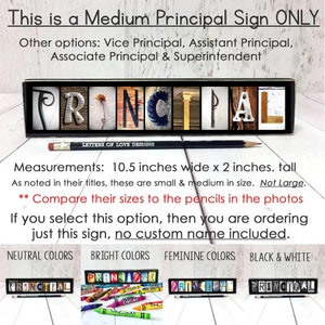 Principal Gift Assistant Principal Name Sign School Principal Teacher ...