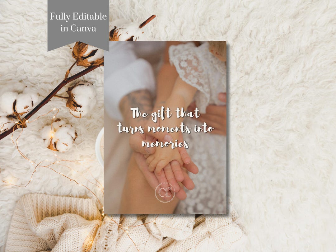 Photography Gift Certificate Template Photographer Gift Card Canva ...