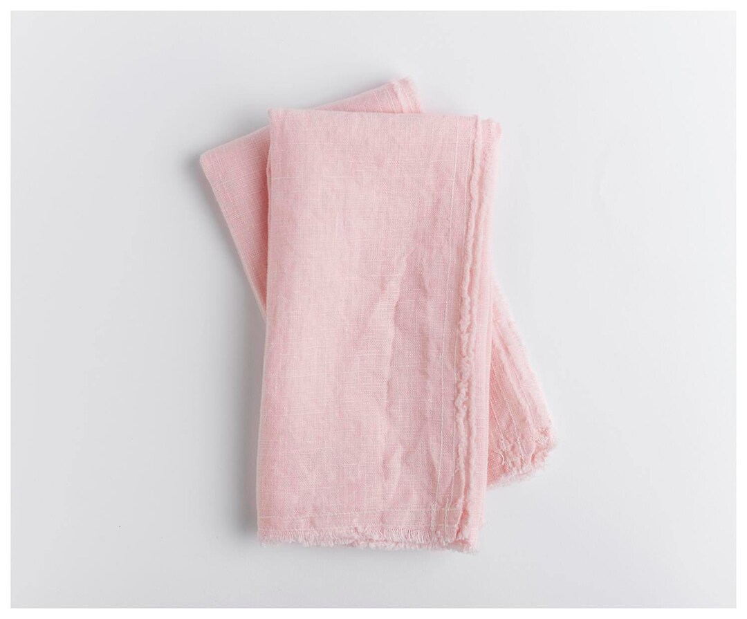Wild Linen Napkins Light Pink - Etsy
