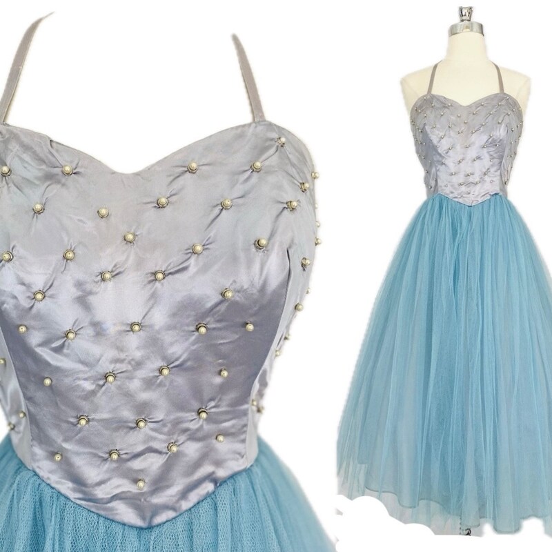 1950s Prom Dress - Etsy