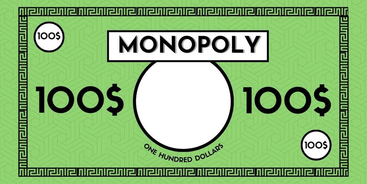 Editable Monopoly Template With Board+box+ Property Cards + Money ...