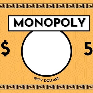 Editable Monopoly Template With Board+box+ Property Cards + Money ...