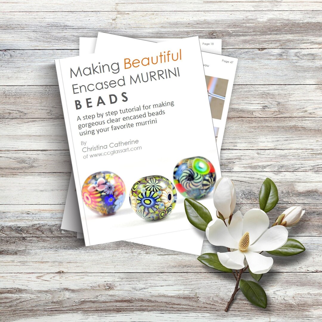 Tutorial - Making Encased MURRINI BEADS Lampwork Ebook - 200 Color ...
