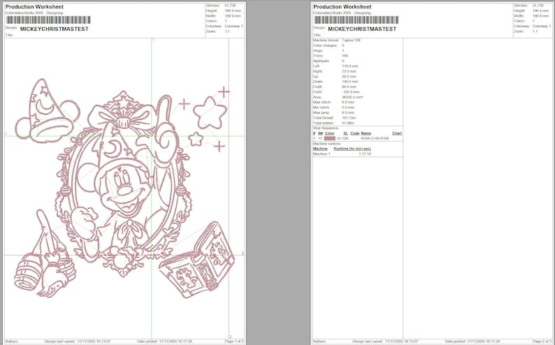 Magical Mouse Christmas Embroidery Design, Doodle Cartoon (instant ...