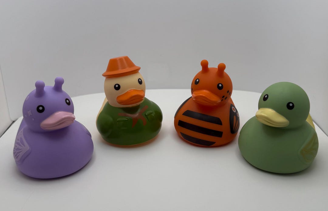 Crazy Critter Rubber Ducks. Cute Summer Bugs and Boy Scout. Jeep Duck ...