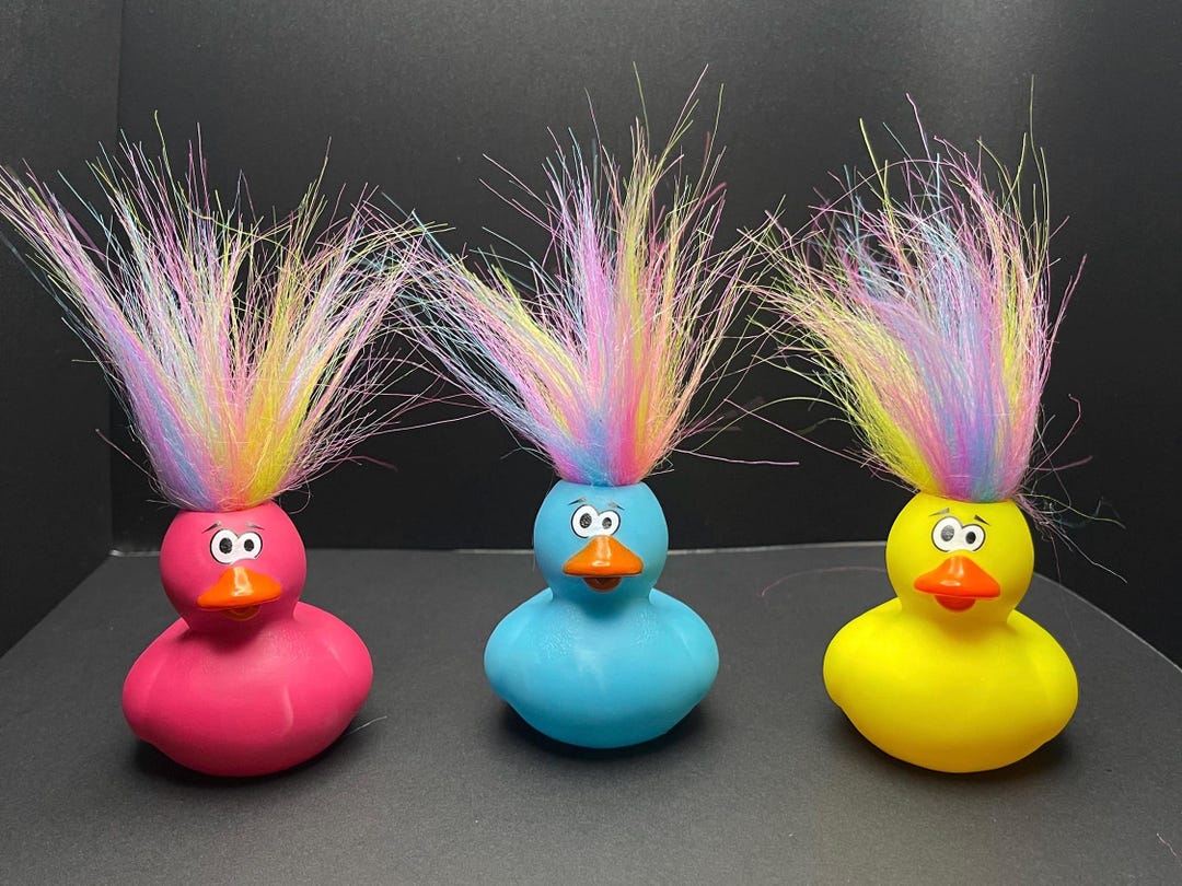 Crazy Hair Rubber Ducks. Funny Ducks. Ducky Duckies Jeep Cruise - Etsy