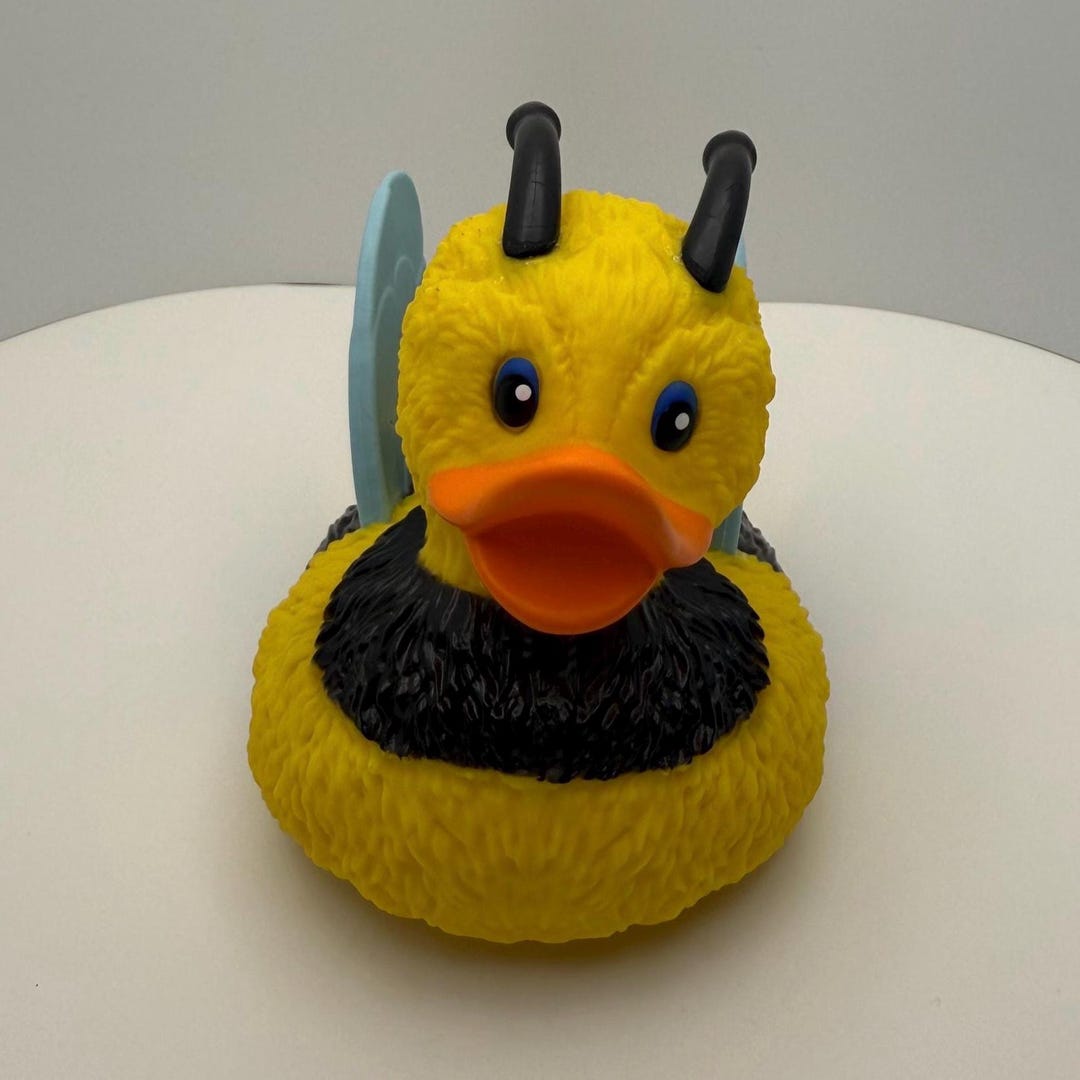 Honey Bumble Bee Rubber Duck. 4" Fun Character Ducky. Jeep Ducks ...