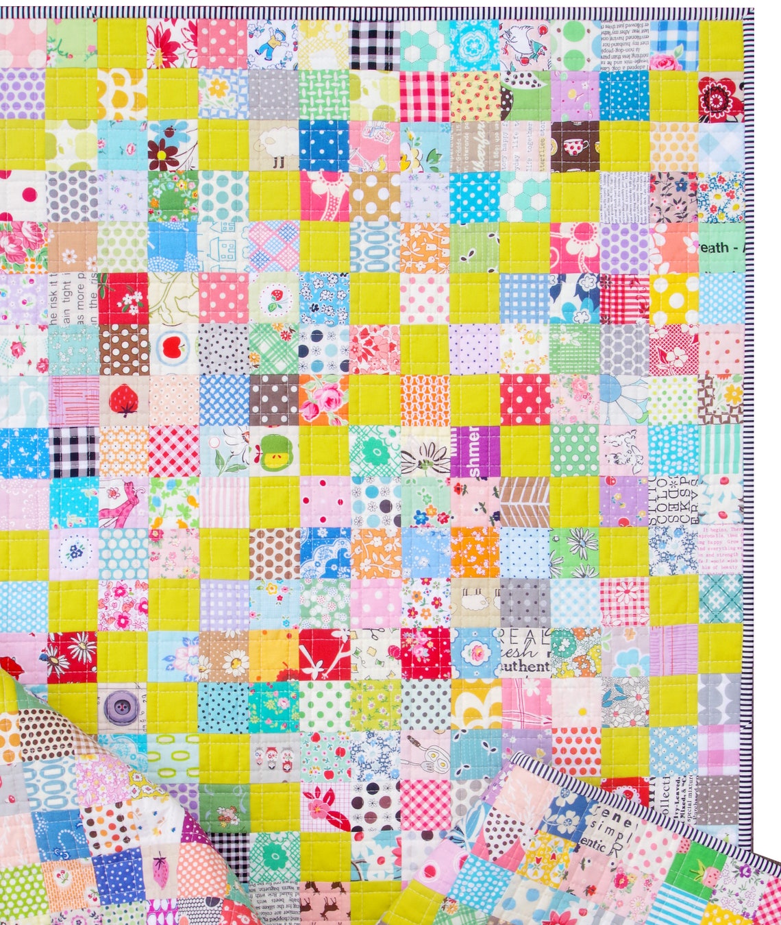 Scrappy Irish Chain Quilt Pattern - Etsy