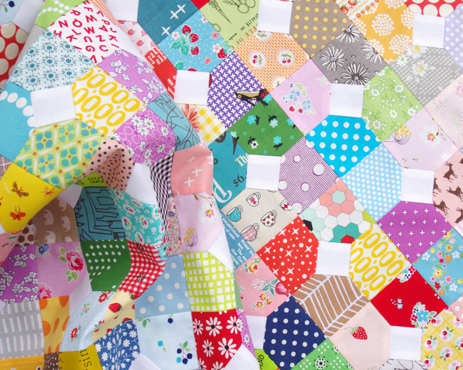 Scrappy Bow Tie Block Templates | Etsy