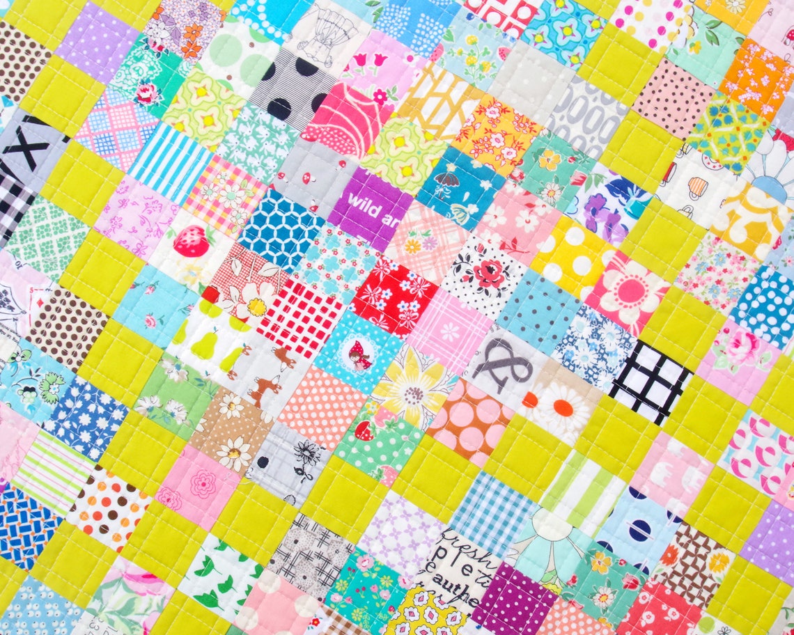 Scrappy Irish Chain Quilt Pattern - Etsy