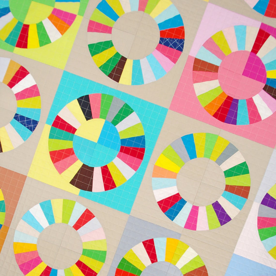 Color Wheel - Foundation Paper Piecing Pattern Only. - Etsy