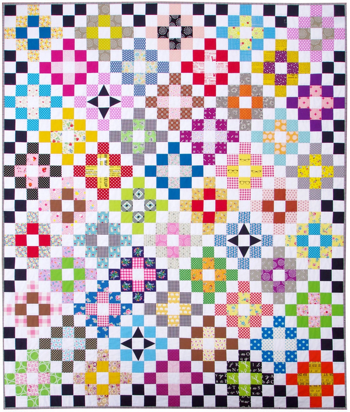 Scrappy Day Trip Quilt Pattern PDF File by Red Pepper Quilts | Etsy ...