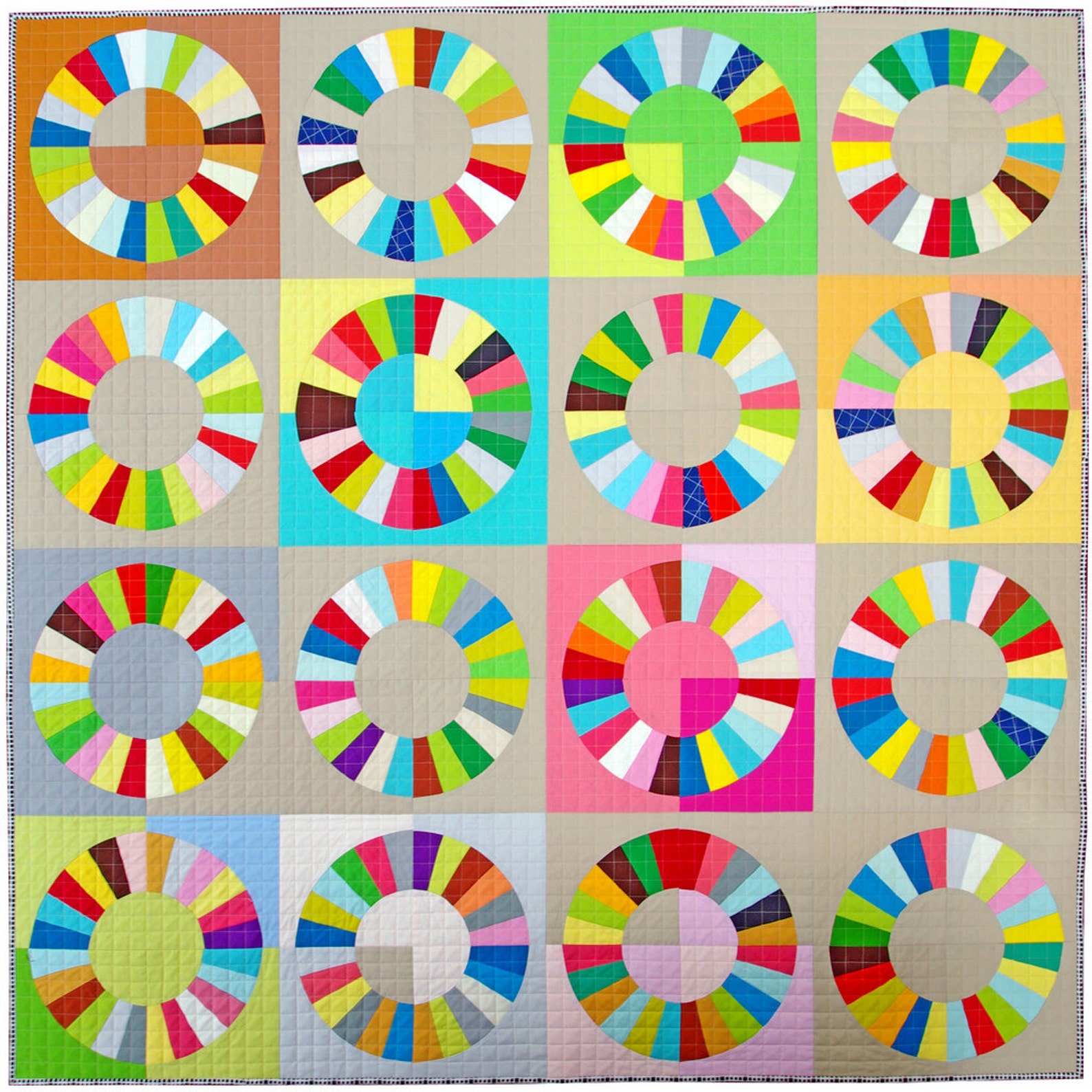 Color Wheel - Foundation Paper Piecing Pattern Only. - Etsy