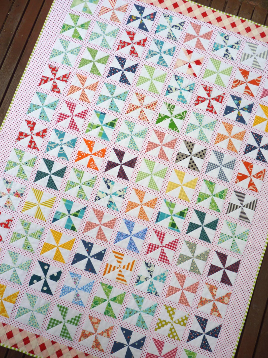 Pinwheels on Parade Quilt Pattern (PDF File) - Immediate Download - Etsy