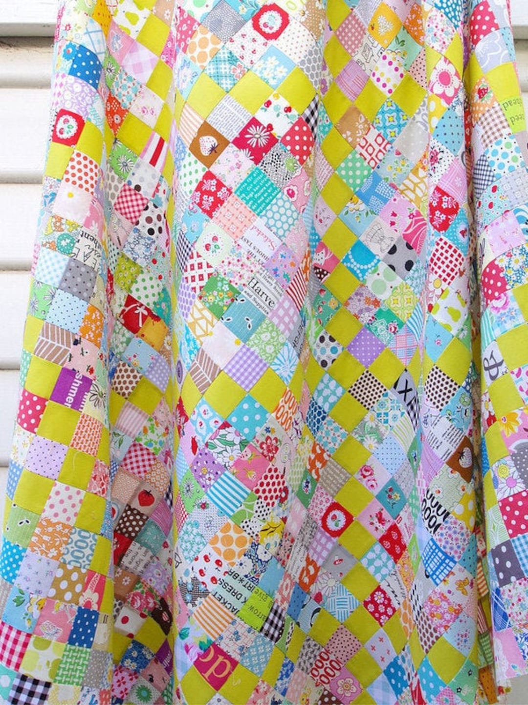 Scrappy Irish Chain Quilt Pattern - Etsy