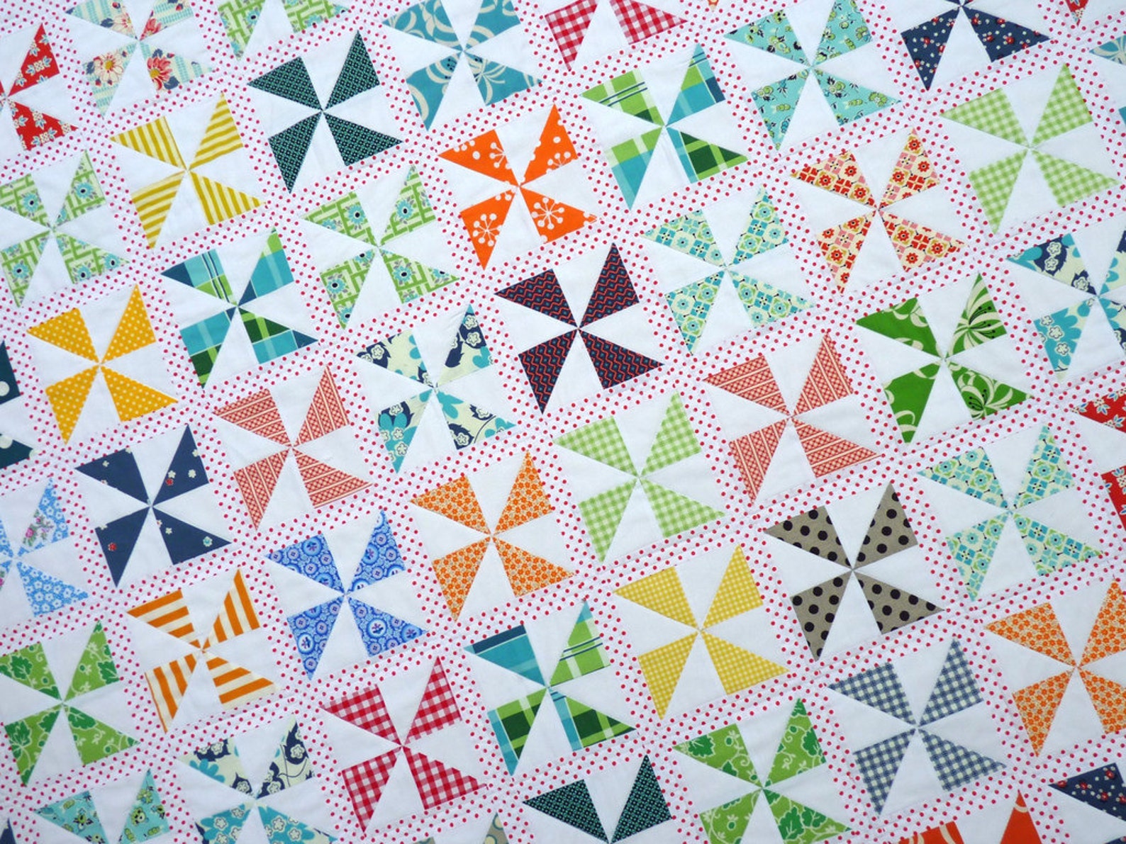 Pinwheels on Parade Quilt Pattern PDF File Immediate | Etsy