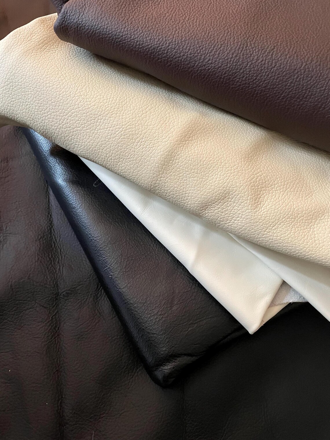Leather, Full Hide, Half Hide, Black White Tan Ivory. Size 200cm X 190 ...