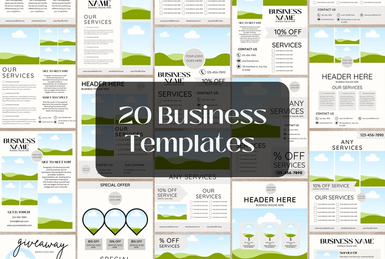 Business Flyer - Marketing Flyer Template - Canva Flyer - Small ...