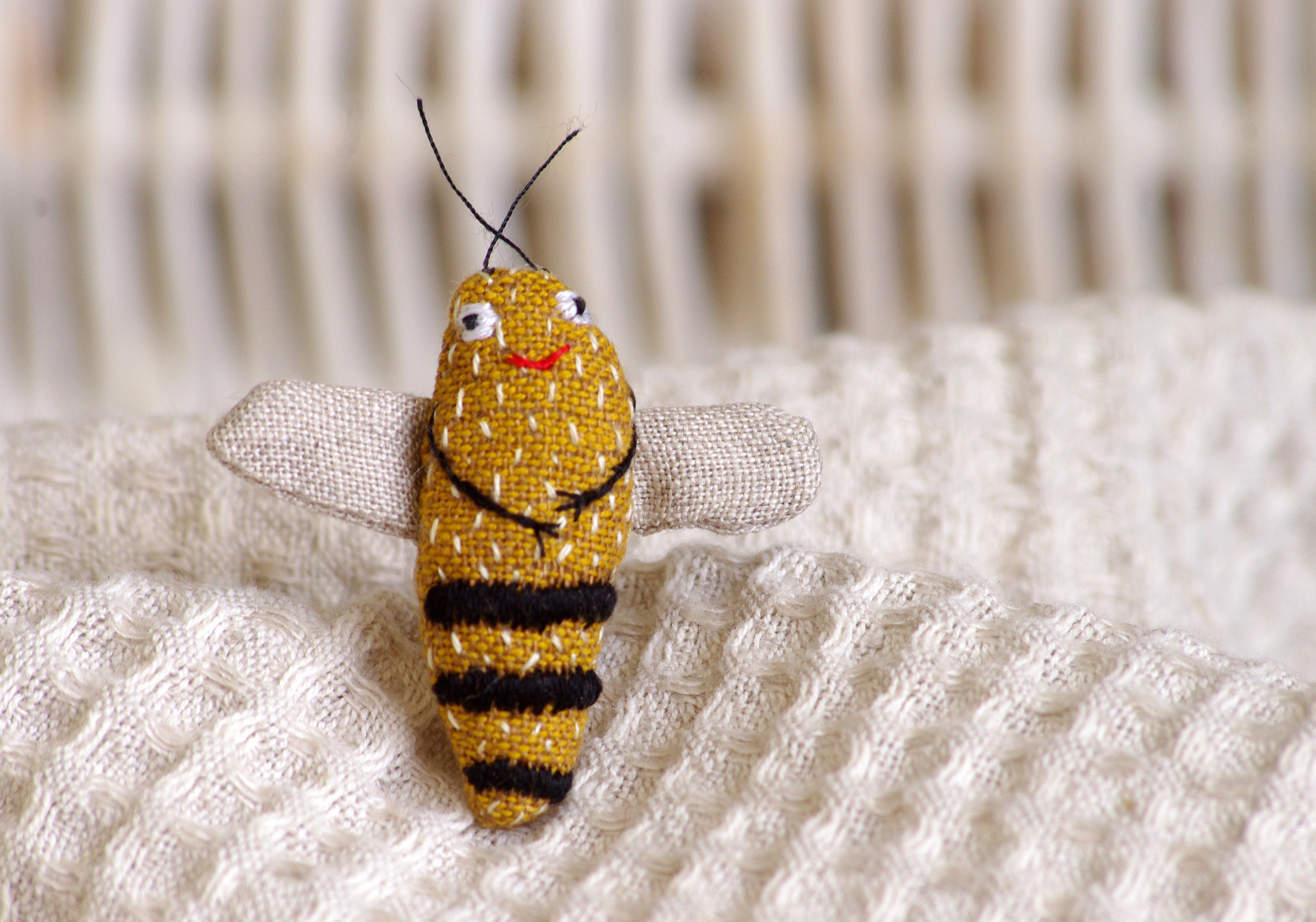 Bee. Happy Bee. Pin. | Etsy