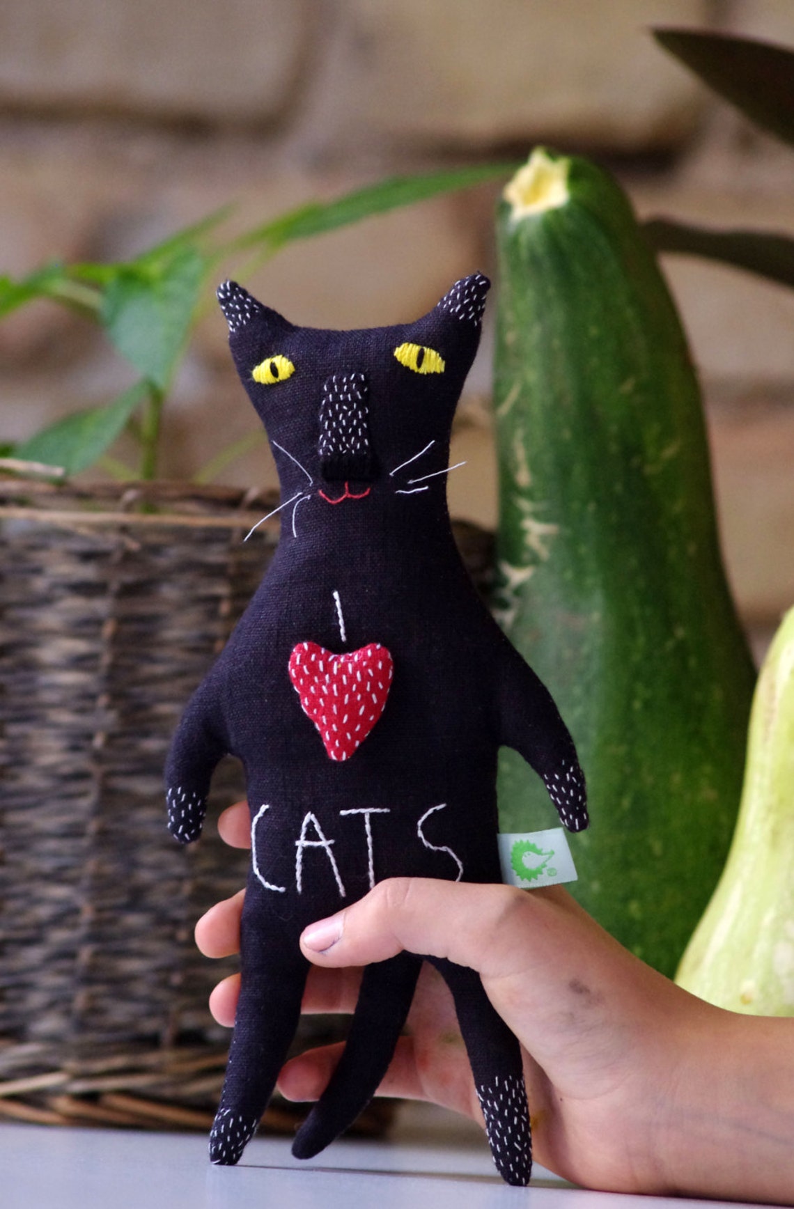 Cat doll. I love cats. | Etsy