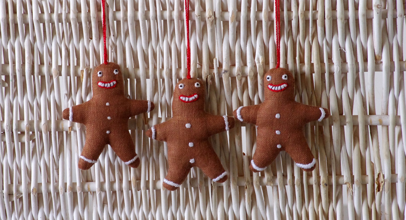 Personalised Gingerbread Man. Set of 3 Gingerbread .christmas | Etsy
