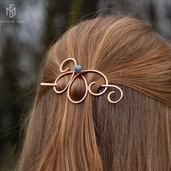 Butterfly Hair Barrette - Etsy