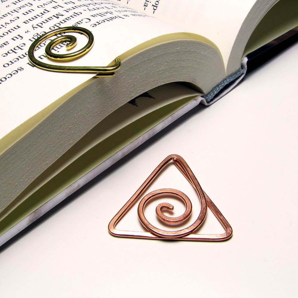 Handmade Copper Money Clip – Geometric Bookmark, Desk Accessory - Etsy