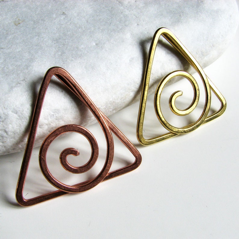 Handmade Copper Money Clip – Geometric Bookmark, Desk Accessory - Etsy