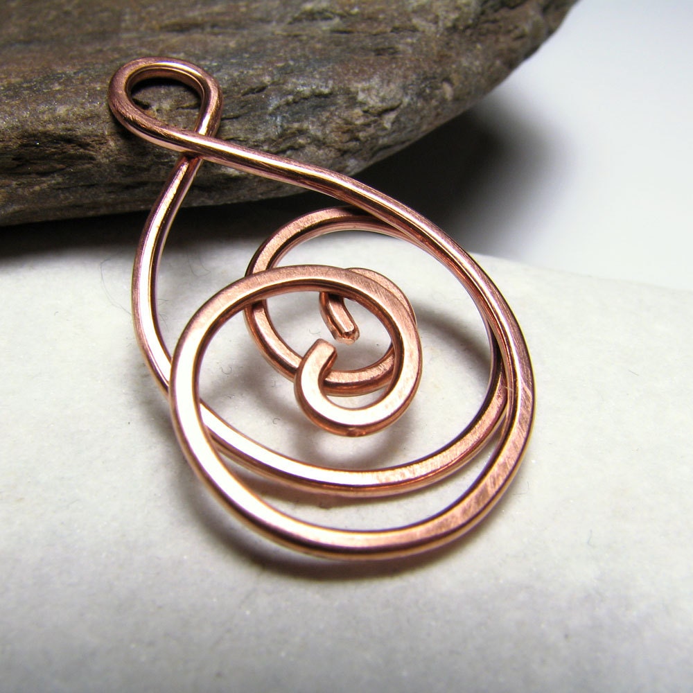 Handmade Copper Bookmark or Money Clip - Unique Metal Planner Clip - Etsy